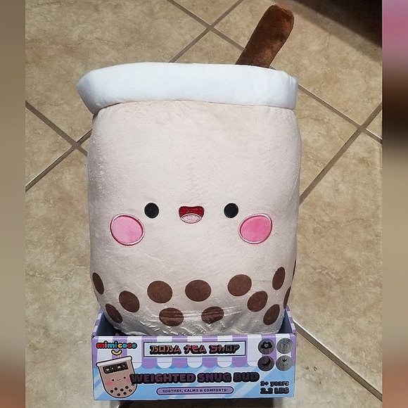 MIMI & COCO | Toys | Mimicoco Boba Tea Weighted Snug Bud 2 Inch Plush ...